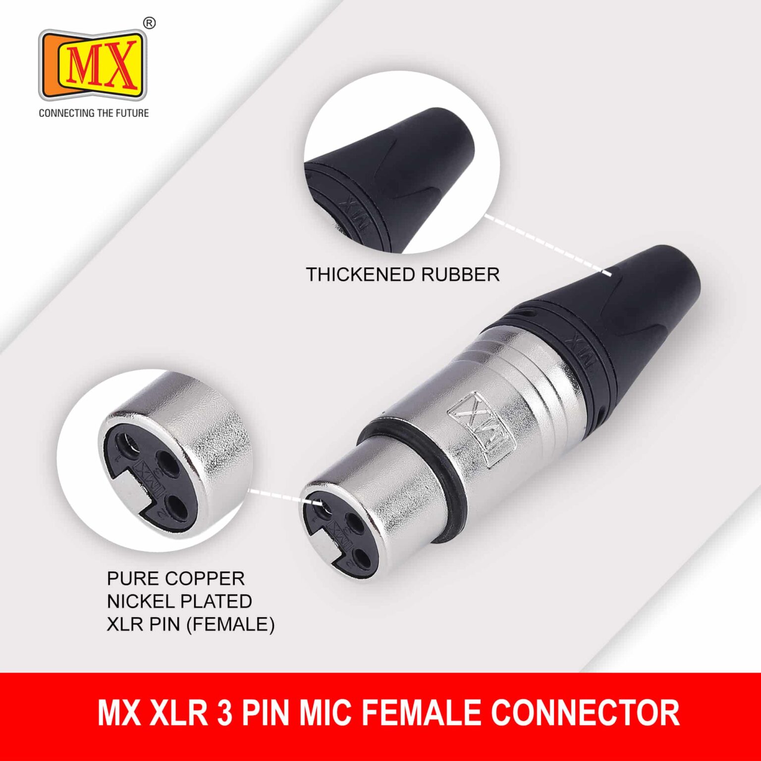 MX XLR Female Connector – RXT ENGINEERING